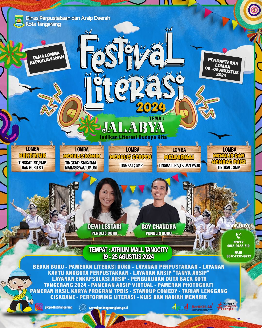 Hadirkan Pameran Buku hingga Lomba Menarik, Festival Literasi Kota Tangerang 2024 Digelar Akhir ...